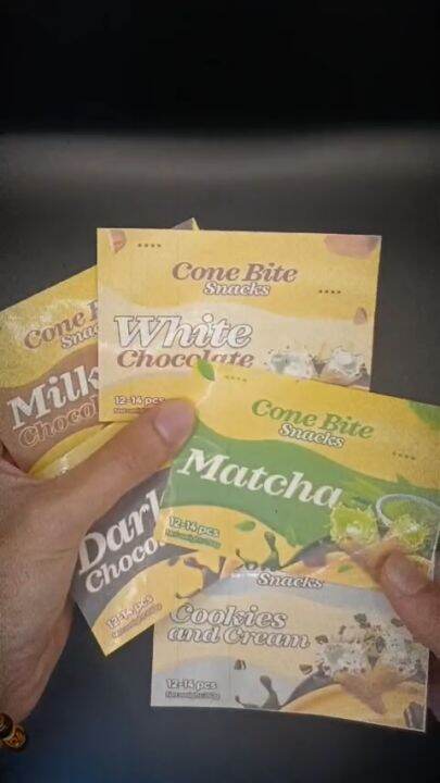 NEGOSYO PACKAGE Choco-filled Cornetto cone tip inspired sweet desssert ...