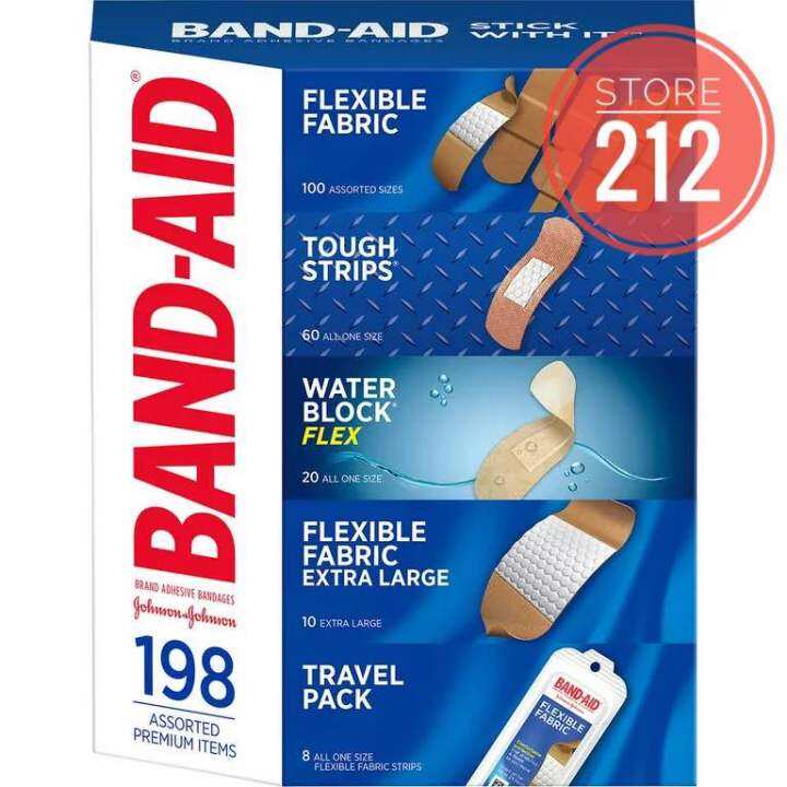 Band Aid Adhesive Bandages, Assorted, 198-count 🇺🇸 | Lazada PH