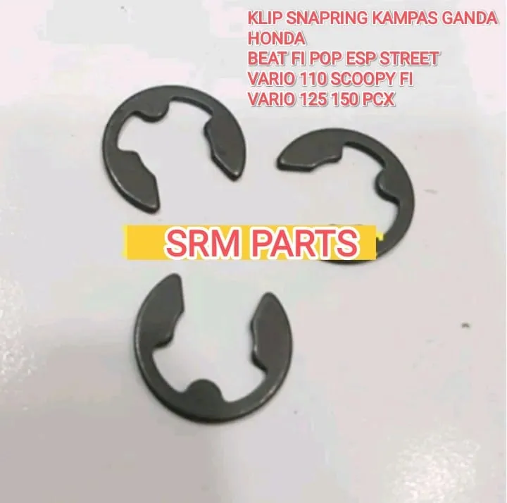 KLIP CLIP SNAPRING KANCINGAN KAMPAS GANDA BEAT FI SCOOPY F1 BEAT PIP ...