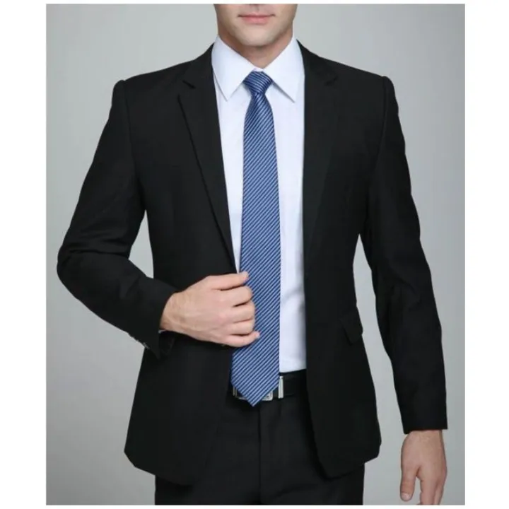 Jas formal hitam polos | Lazada Indonesia