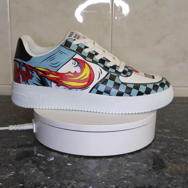 Prikol Anime Demon Slayer Sepatu Pria Cowok Sekolah Running Lari ...