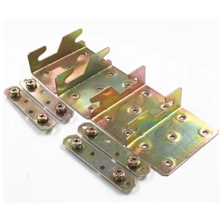 Bed Brackets Fittings 90 Degree Connect Solid Bed Panel Joint Hinge ...