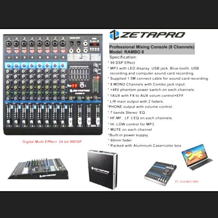 Mixer Zetapro Rambo 8 Original | Lazada Indonesia