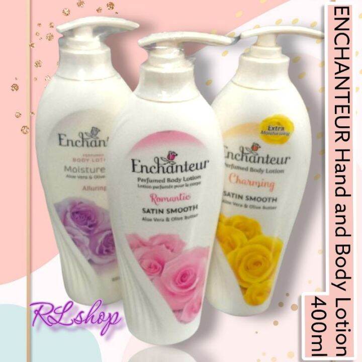 Enchanteur Hand Body Lotion 400ml Pump | Lazada Indonesia