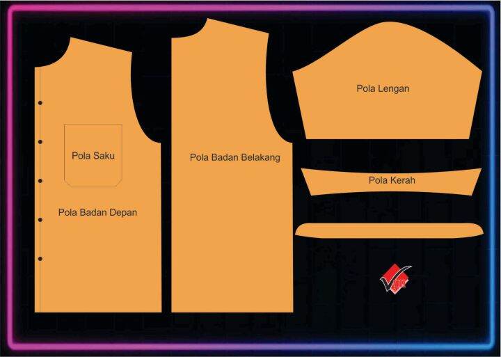 Pola Instan Kemeja Lengan Pendek Pria | Lazada Indonesia