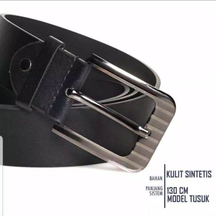 GESPER MODEL Tusuk 120 Cm Gesper Pria / Gesper Kulit Sintetis / Ikat ...