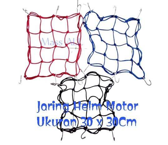 Jaring Helm Motor Moto Tali Jala Jok Pengikat Ikat Helm Sepeda Barang ...
