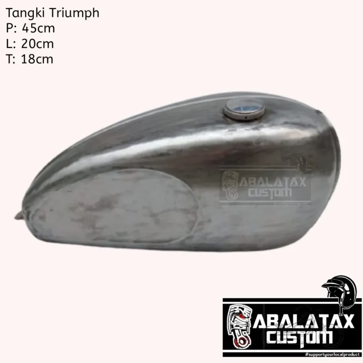 Tangki british,tangki triumph,tangki motor custom | Lazada Indonesia
