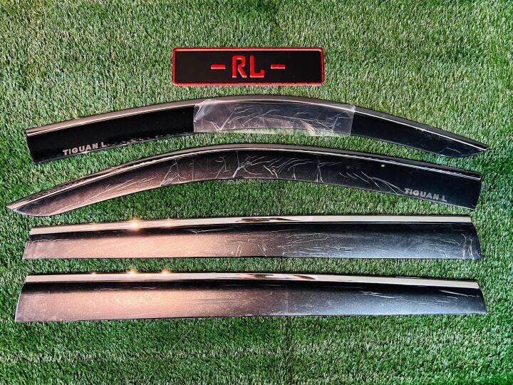 Volkswagen Tiguan ALLSPACE window sun Door Visor 2021 2022 2023 lip ...