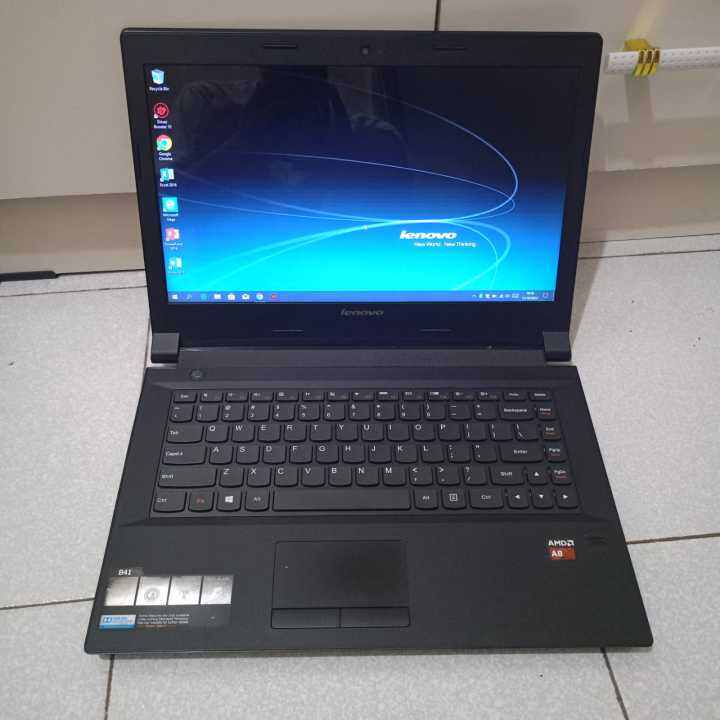 Laptop Merek Lenovo B41-35, Normal Semua Siap Pakai, Warna Black. Spek ...