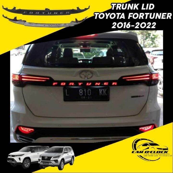 Toyota Fortuner Trunk Lid with Light (2016-2022) | Lazada PH