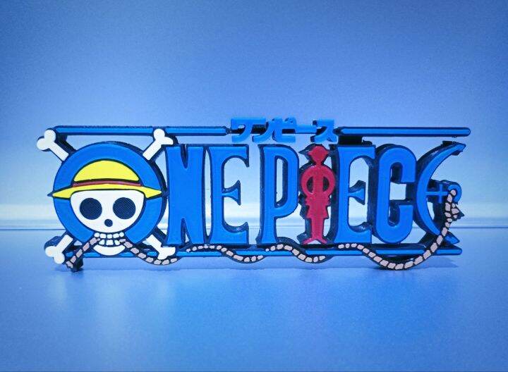 3d Printed One Piece Logo Display For One Piece Anime Collectible ...