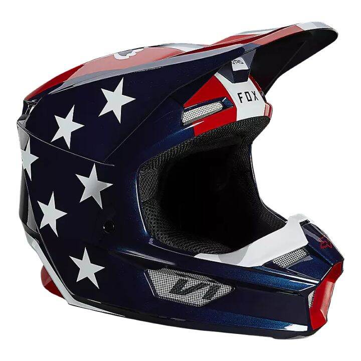helm motocross/supermoto/enduro fox v1 2022 skew | Lazada Indonesia