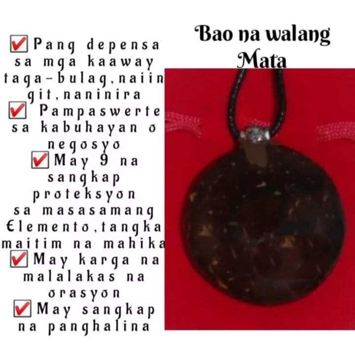 Bao na walang mata-tagabulag,proteksyon sa usog,bati,kulam,aswang | Lazada PH