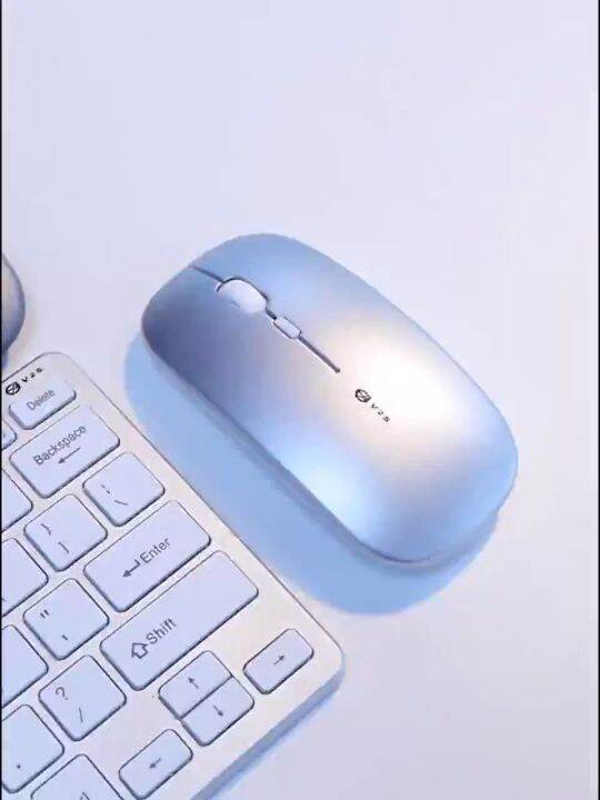 【COD】Original rechargeable ultra thin silent wireless keyboard and ...