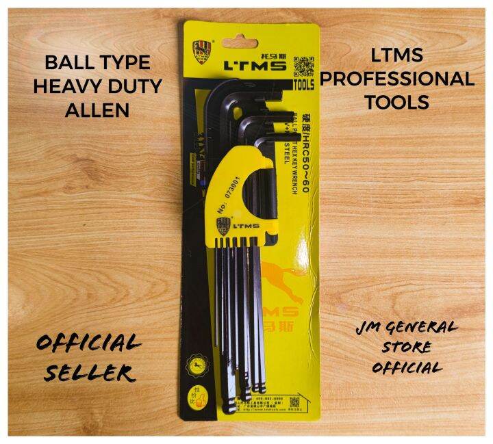 Original Allen Wrench Set BALL TYPE EXTRA LONG LTMS JAPAN Hex key Allen ...