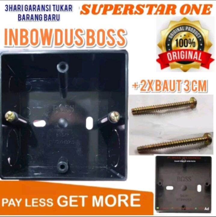 INBOW DUS PLASTIK HITAM BOSS B157p | Lazada Indonesia