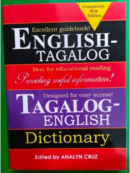 ENGLISH-TAGALOG TAGALOG-ENGLISH DICTIONARY by Analyn Cruz | Lazada PH
