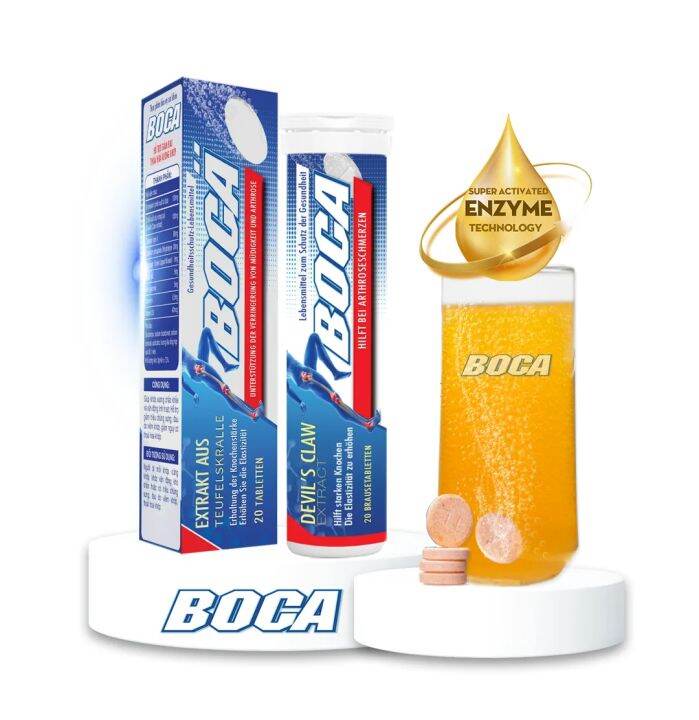 BOCA Effervescent Tablets - Treat & Support Joint Bone Muscle | Lazada PH