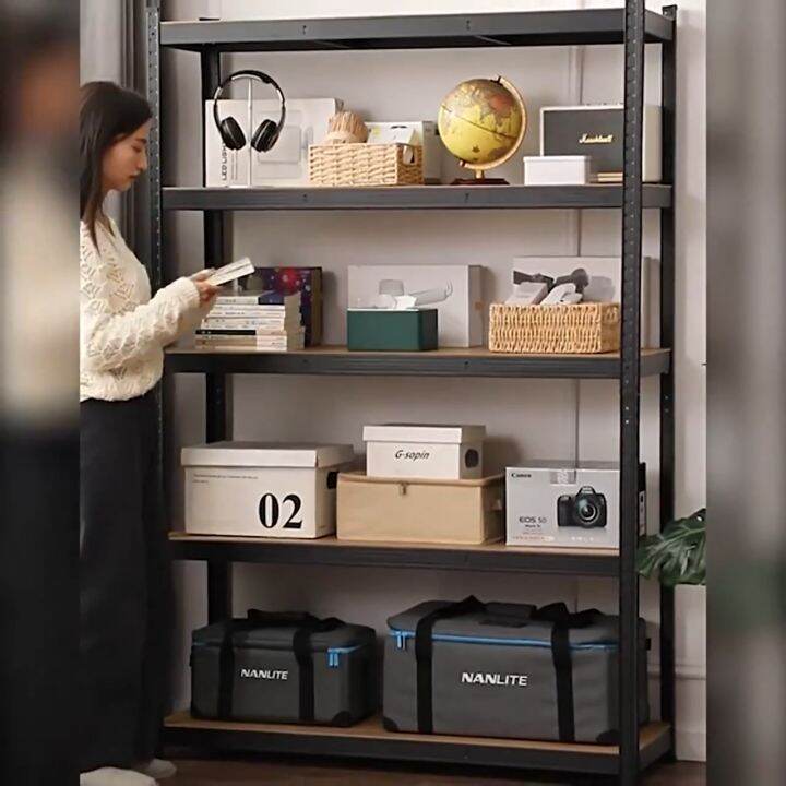 【Bearing 500KG】【24 Hours Shipped】UPSEN Shelf 4/5 Layer Angle Steel Rack ...