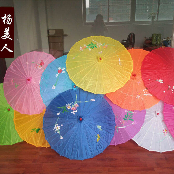 Silk Umbrella Catwalk Cheongsam Performance Dance Umbrella Performance ...