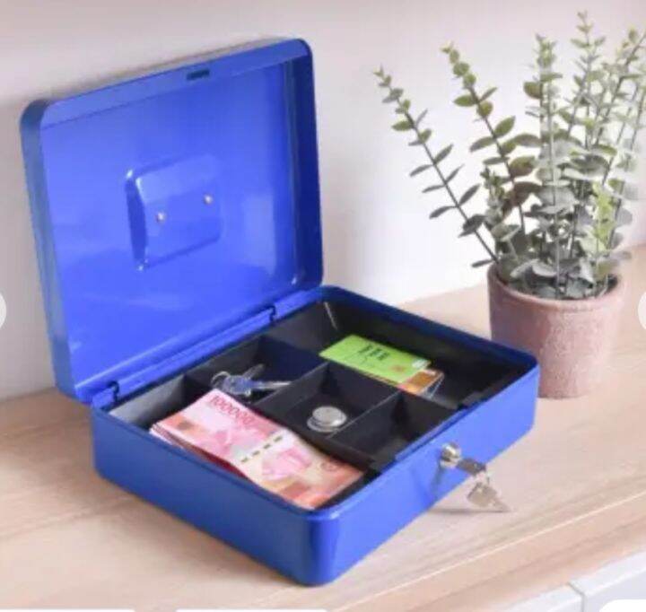 cash box krisbow 30 cm kotak box kasir laci penyimpan uang | Lazada ...