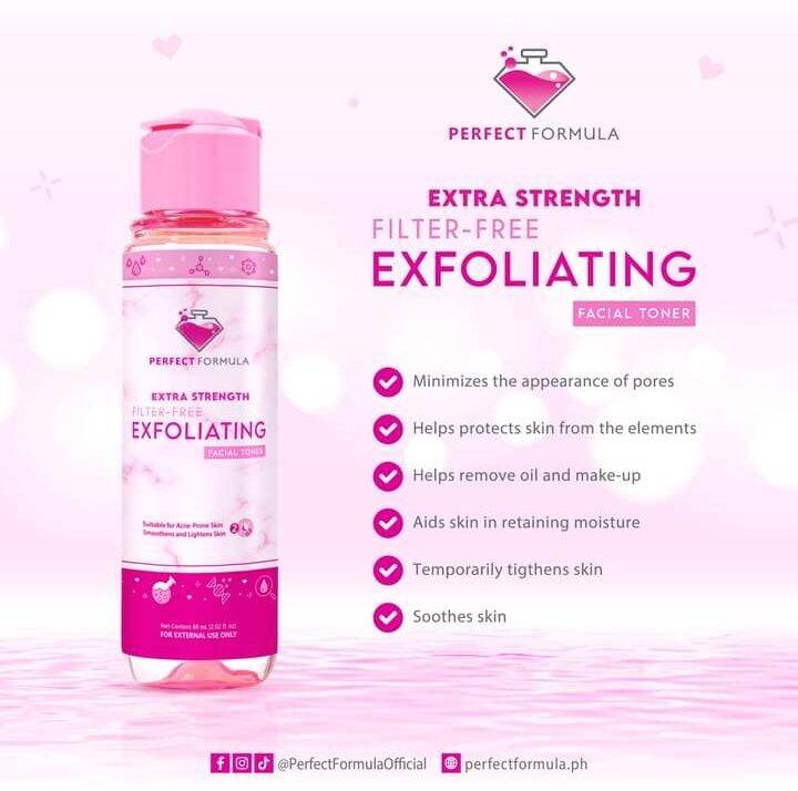 Perfect Formula Extra Strength Exfoliating Facial Toner 60ml | Lazada PH