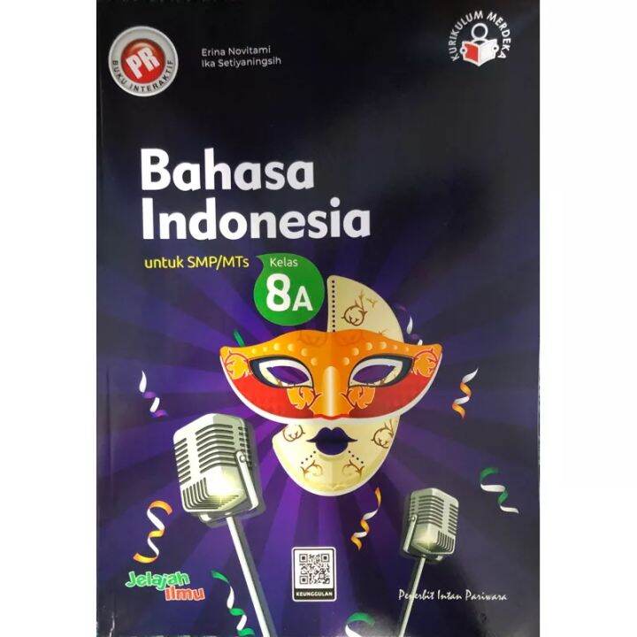 Buku lks pr interaktif Bahasa Indonesia kelas VIII, 8 semester 1 tahun 2023 kurikulum merdeka ...