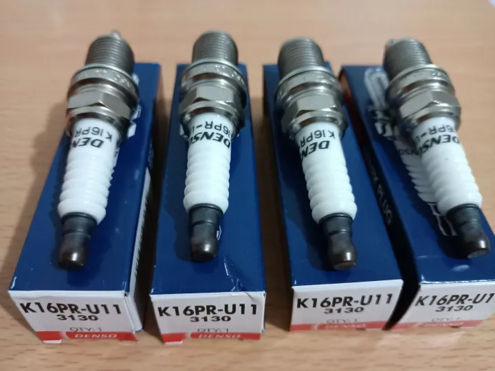 K16PR-U11 GENUINE DENSO SPARK PLUG 4PCS FOR HONDA ACCORD/CIVIC/CITY/CRV ...