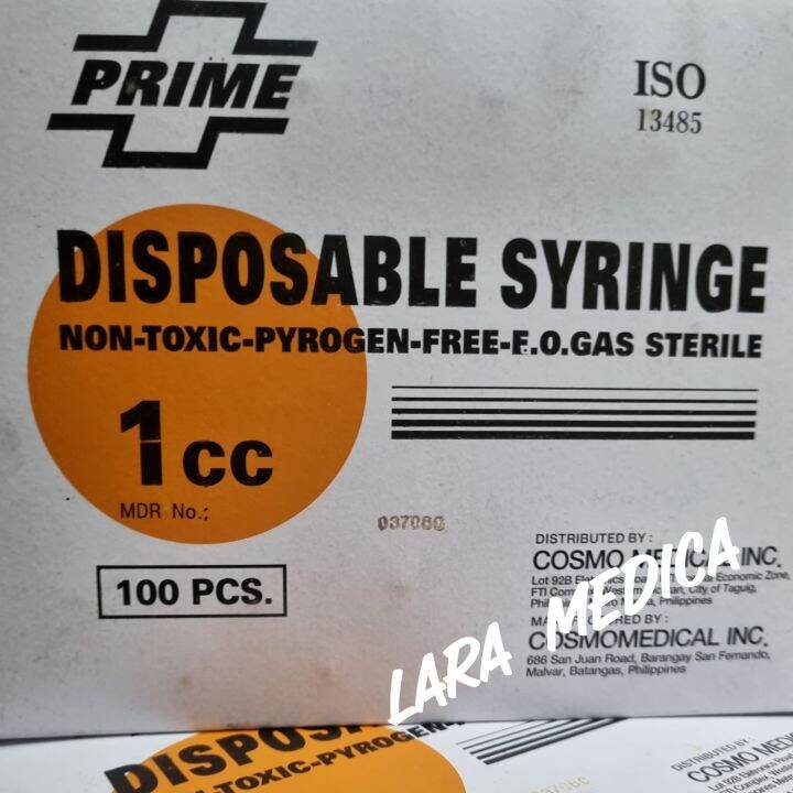 PRIME Syringe 1cc w/ needle | Lazada PH