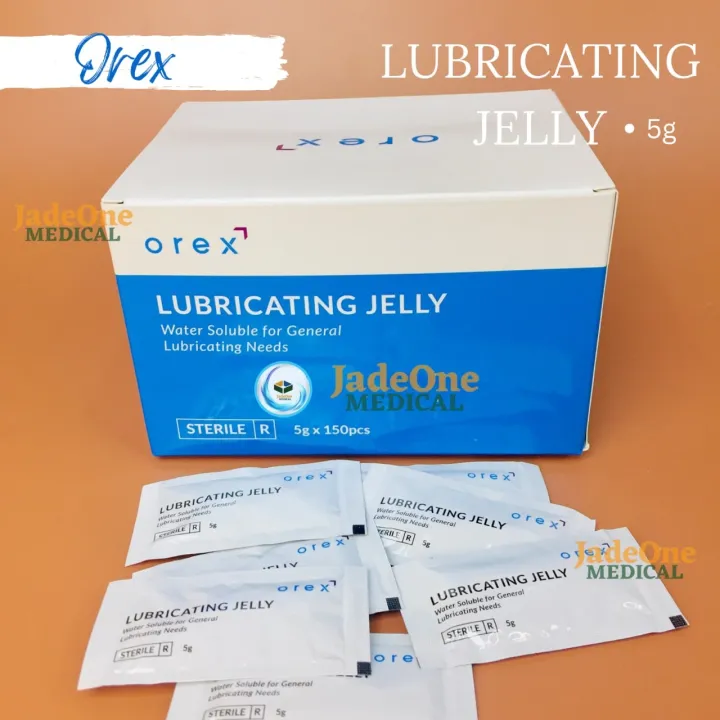 OREX Lubricating Jelly 3g/5g (150pcs/box) | Lazada PH