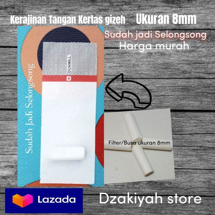 Kertas Selongsong Daanmile merah isi 100 ( Kertas & busa ukuran 8mm ...