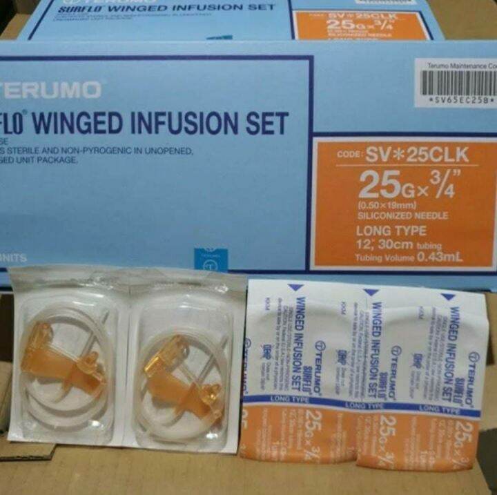 Wing Needle Terumo 25g / Jarum Kupu - Kupu Terumo No 25 G | Lazada ...