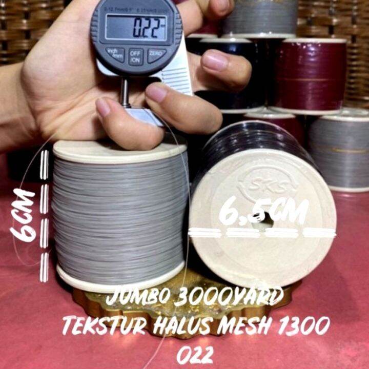 gelasan senar 022 jumbo 3000 yard | Lazada Indonesia