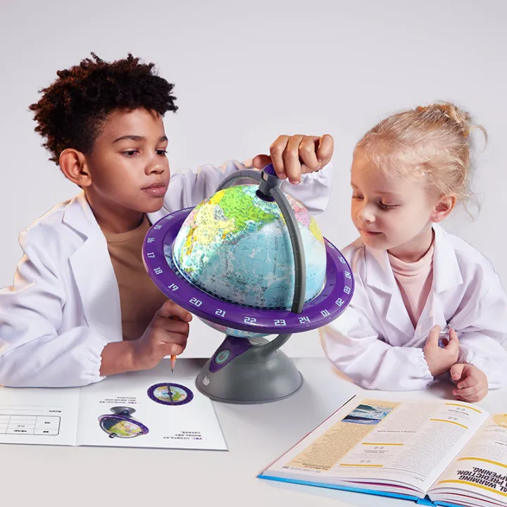 【S.mart】Science Can 3 in 1 Illuminated World Globe kids terrestrial ...