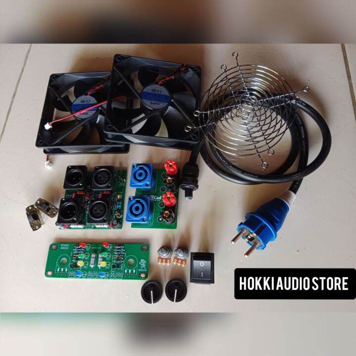 Aksesoris komplit Bok power amplifier N9000/P9000/PCX3/PCX3000 Ukuran 3U aksesoris Lengkap bbox ...