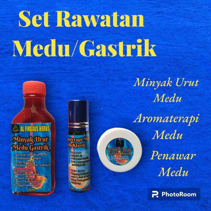 Full Set Rawatan Medu Gastrik Buang Angin Dalam Badan | Lazada