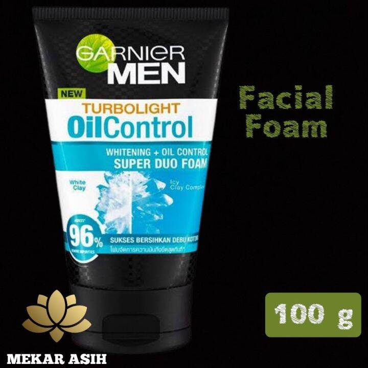 Garnier Oil control super duo foam biru 100 gr | Lazada Indonesia