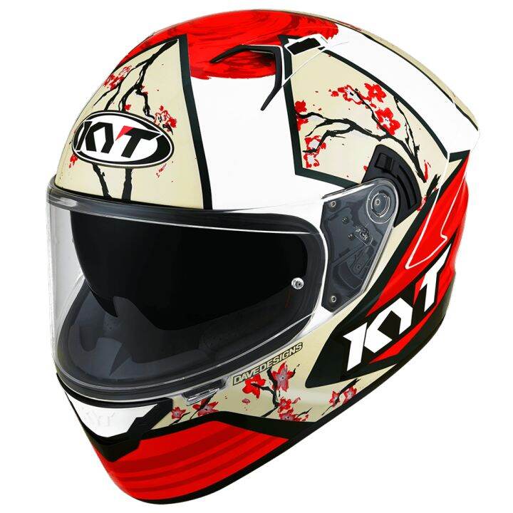 KYT NFR Xavi Sakura Full Face Dual Visor Double D-Ring | Lazada PH