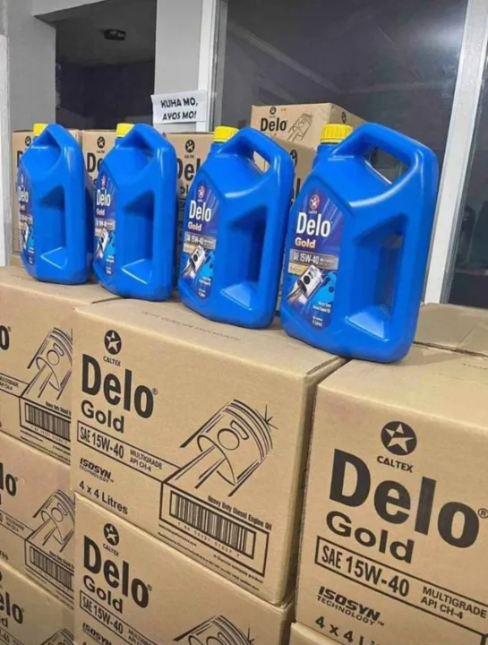 CALTEX DELO GOLD SAE 15W-40 4 LITERS AUTHETICS MALAYSIA | Lazada PH