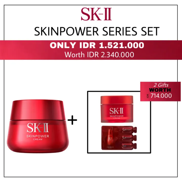 SK-II SKII SK-2 SK2 SKINPOWER CREAM BUNDLE | Lazada Indonesia
