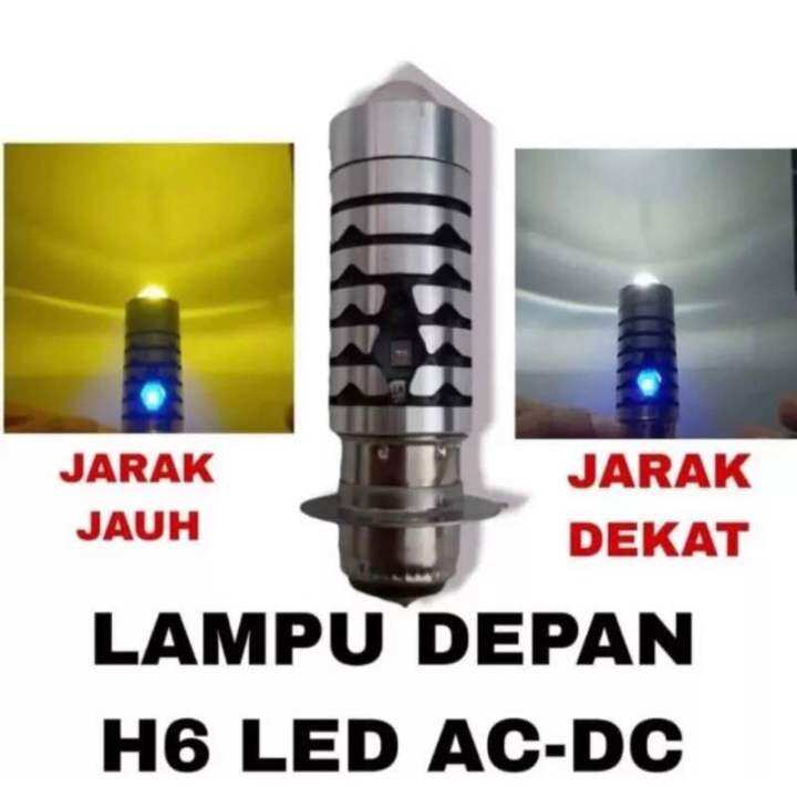 COD LAMPU LED H6 LASER HI LO LAMPU UTAMA MOTOR LED LASER H6 BERKUALITAS ...