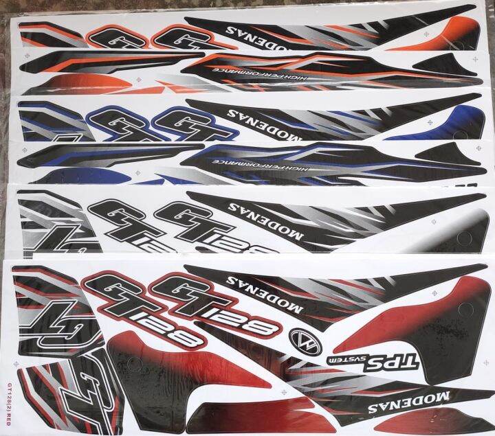 Modenas Kriss Gt128 (2) Body Sticker | Lazada