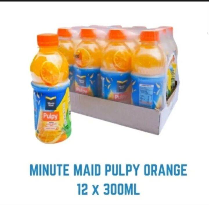 MINUTES MAID PULPY ORANGE 1 DUS ISI 12 PCS 300ml | Lazada Indonesia