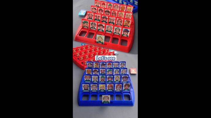 Who IS IT Chess Board Game for Kids and Children Funny Family Guessing ...
