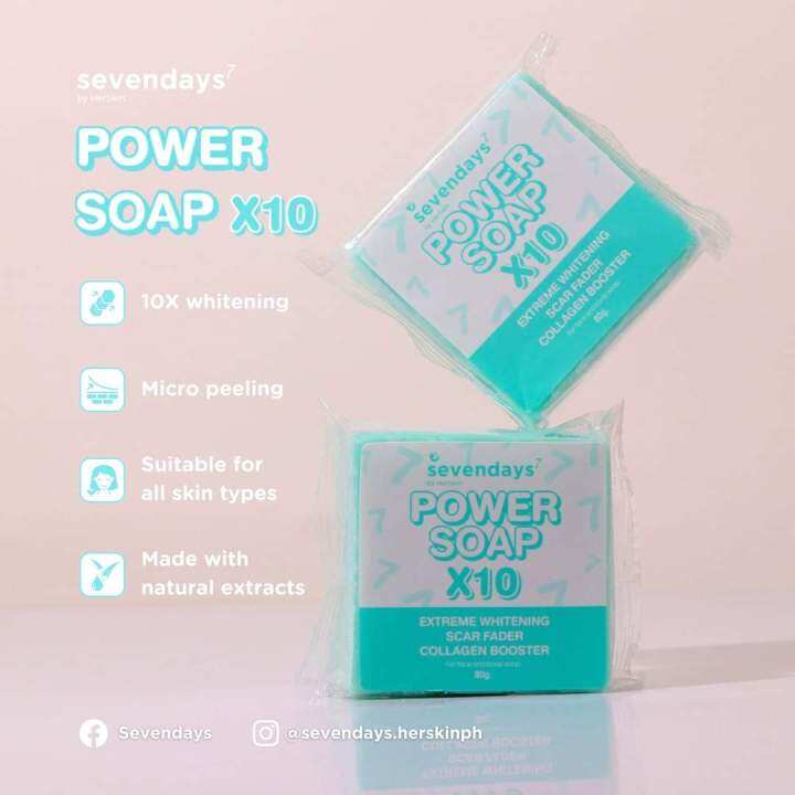 Sevendays Power Soap x10 | Lazada PH