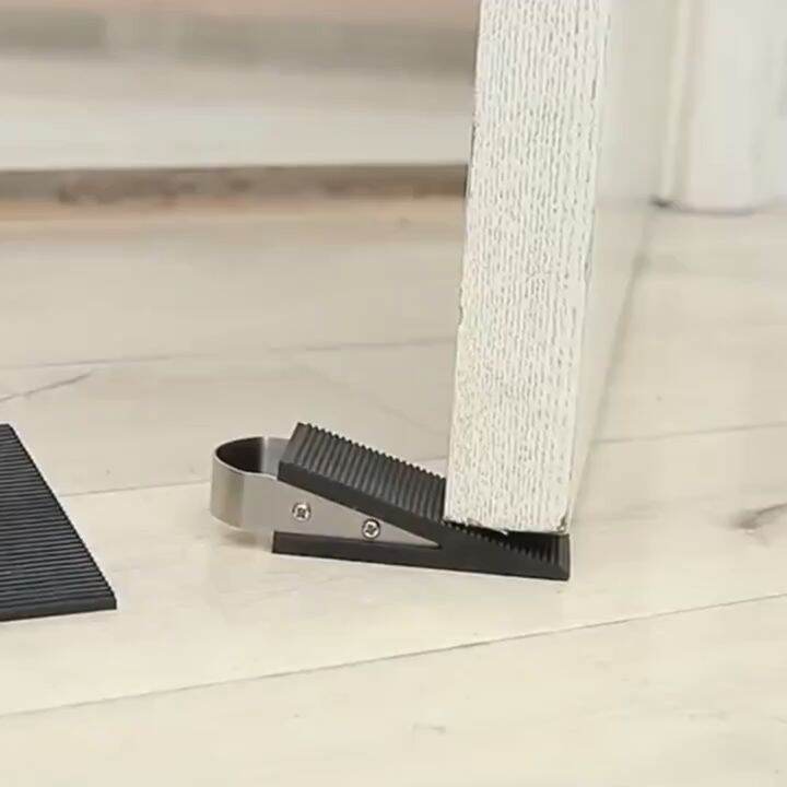 Block Guard Wind Door Stopper Wedge Anti Skid Heavy Duty Safety ...