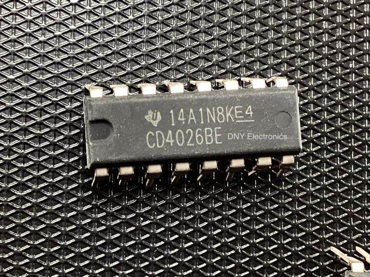 CD4026 4026BE DIP-16 CD4026BE CD4026B Logic Chip Decimal Count/Frequency Divider | Lazada.co.th
