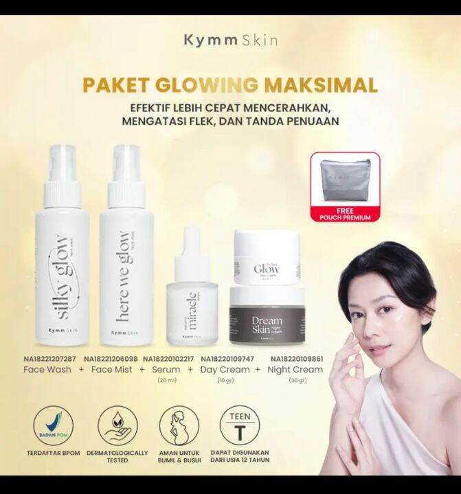 kymm skin produk terlaris viral tiktok isi 5 pcs | Lazada Indonesia