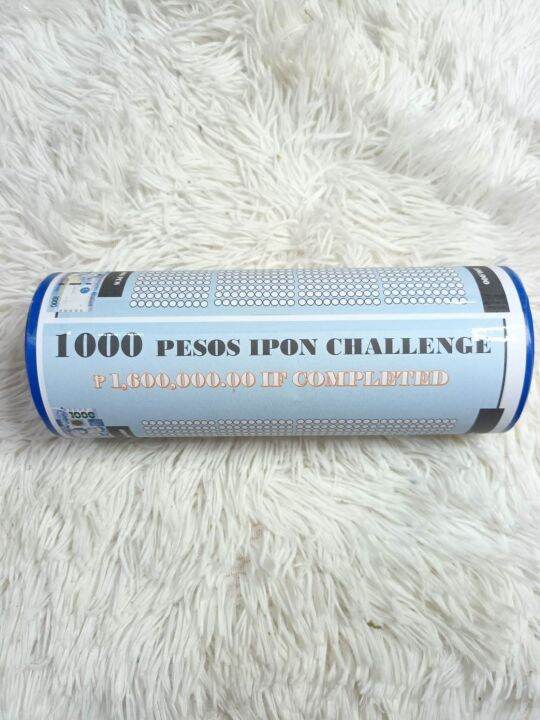 low of price Alkansya IPON challenge paper bills 9'inches | Lazada PH